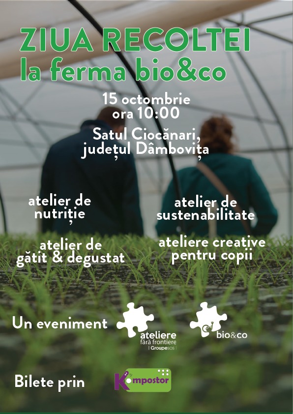 Bilete: Sărbătoarea Recoltei la ferma bioco, 15 octombrie 2022, 10.00 ...