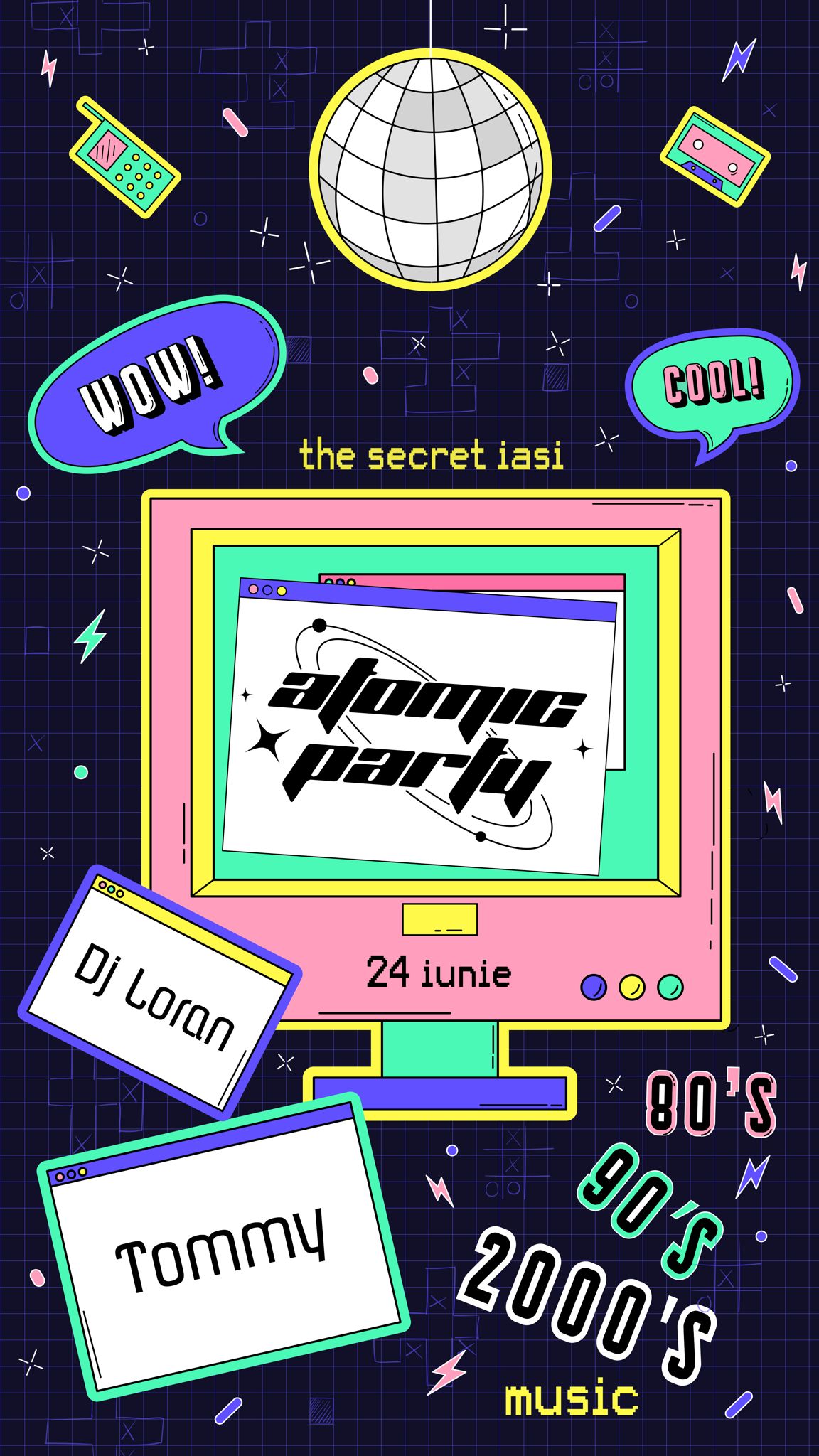 Bilete: Atomic Party, 24 iunie 2023, 21.00, Iași