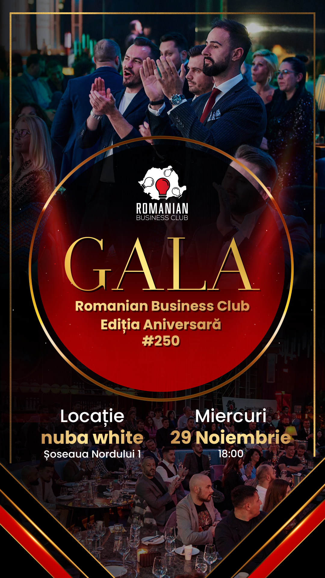 Bilete: 29.11 - Nuba White - Gala RBC #250, 29 noiembrie 2023, 18.00 ...
