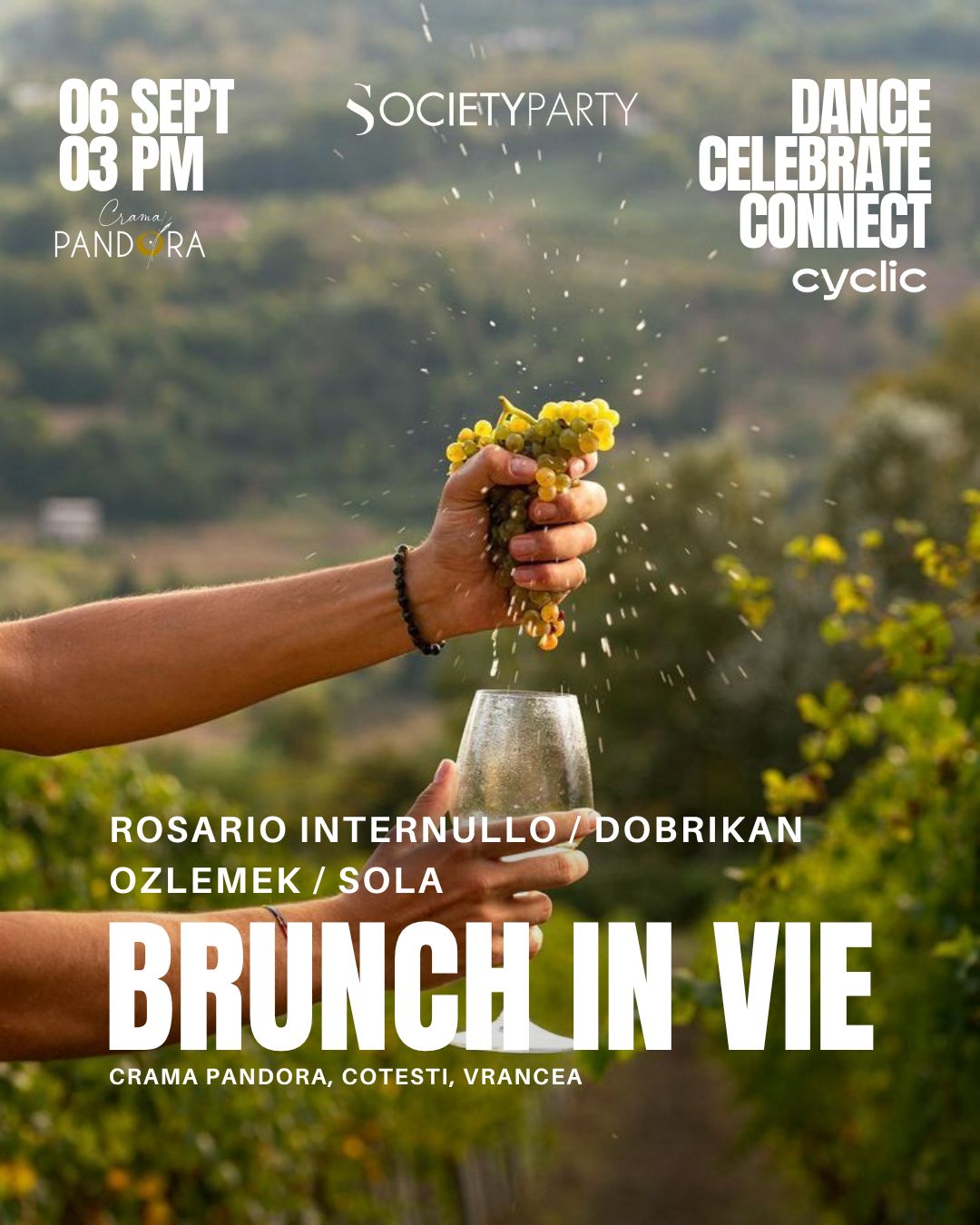 Bilete: Cyclic & Crama Pandora present BRUNCH in VIE, 6 septembrie 2025 ...